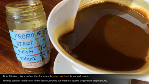 Propolis Extract Recipe/Process – The Beekeeper's Corner